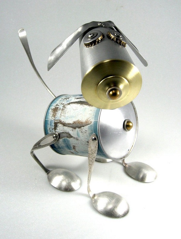 Brian Marshall’s Sculptures out of Scrap Materials | Amusing Planet